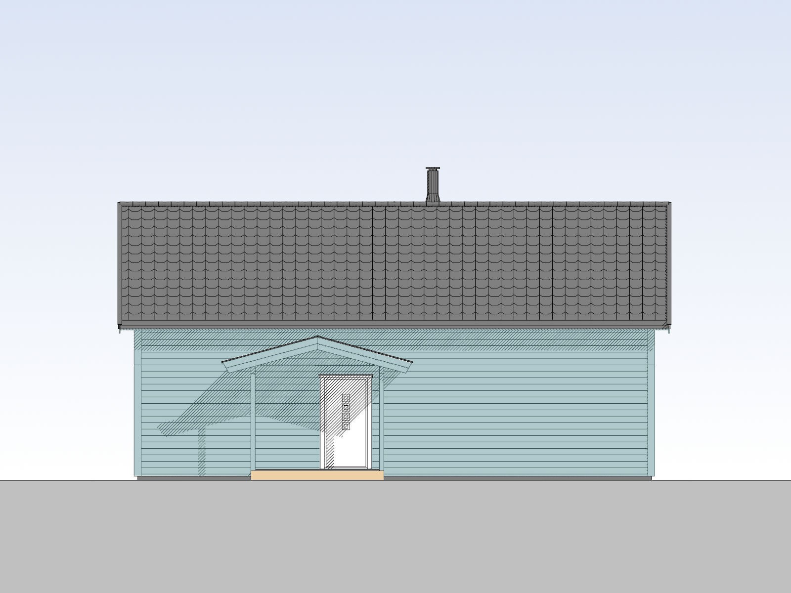 Ferdighus Skretind, 1,5 plans hus - 4 soverom - Ferdighus.no